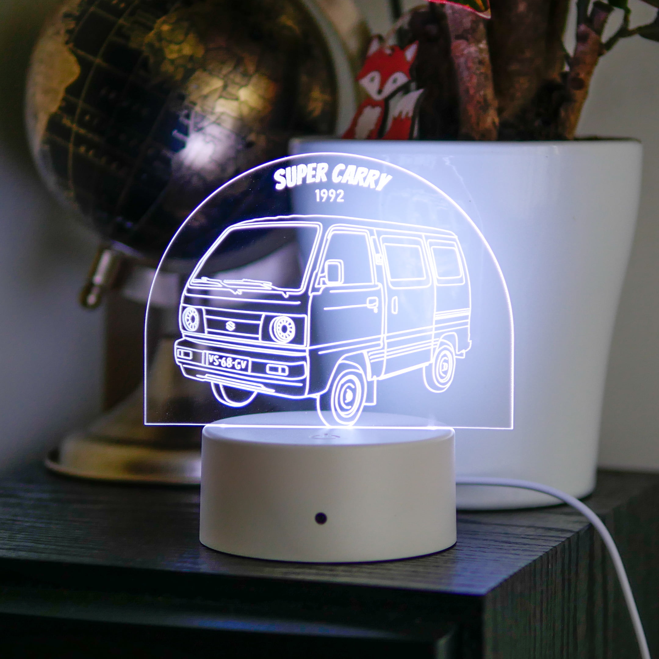 LED Lamp - Eigen Auto - Lijntekening - Anilens